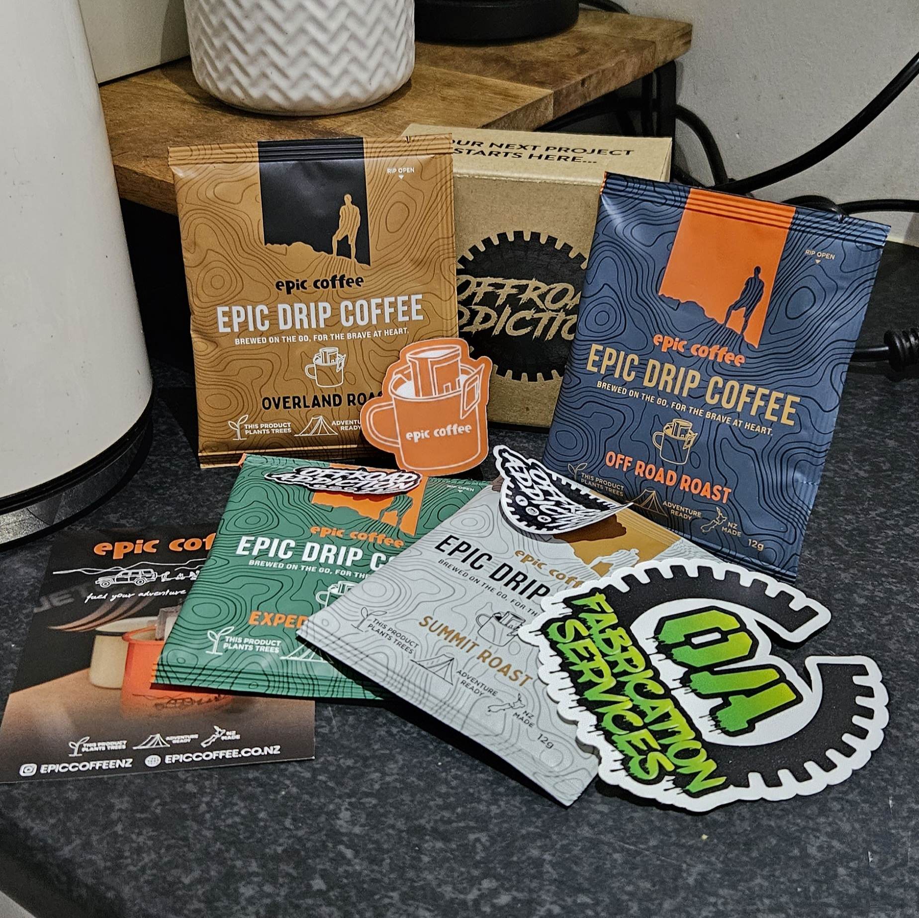 Epic Coffee Drip Filter Sample Pack – Offroad Addiction